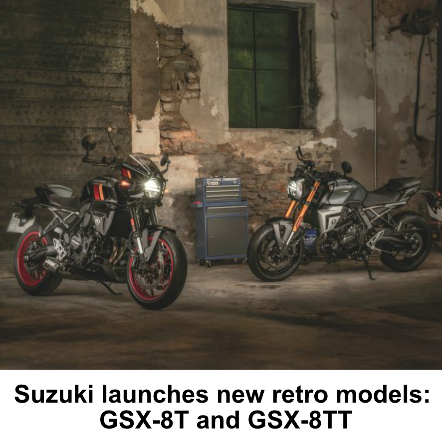 Suzuki launches new retro models: GSX-8T and GSX-8TT...